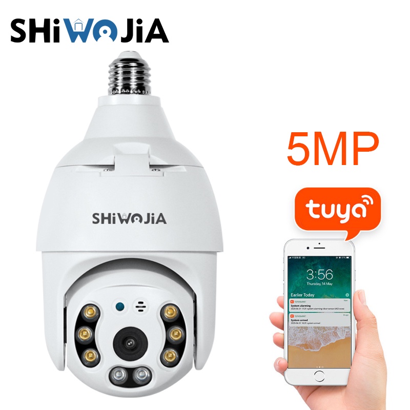 กล้องวงจรปิด cctv 5MP HD Wifi Camera Tuya Smart 360°Panorama IP Camera ...