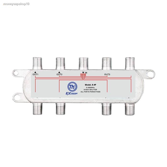 จัดส่งเฉพาะจุด จัดส่งในกรุงเทพฯThaisat Splitter power pass 8way Model ...