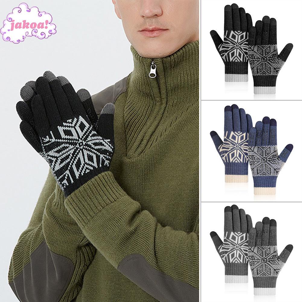 JAKO--Gloves Knitted wool Sports Cycling Full finger Winter Non-slip ...