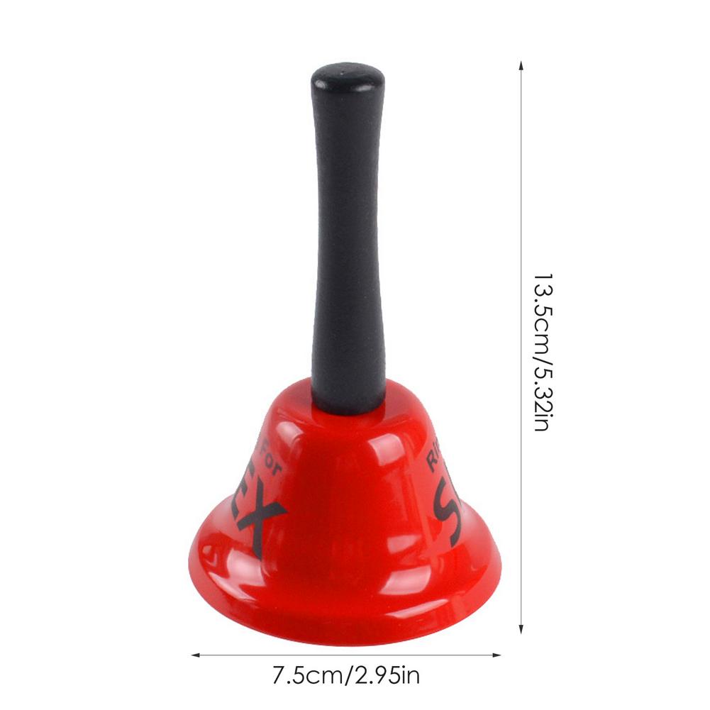 Hand-held Ring Red Metal Bell Party Decoration Bell Sex For Ring Metal ...