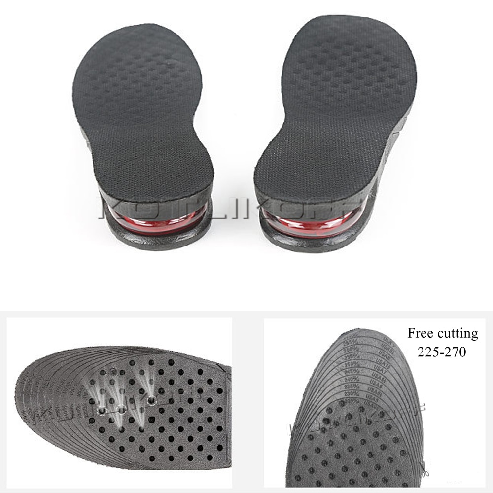 3-9cm Height Increase Insole Cushion Height Lift Adjustable Cut Shoe ...