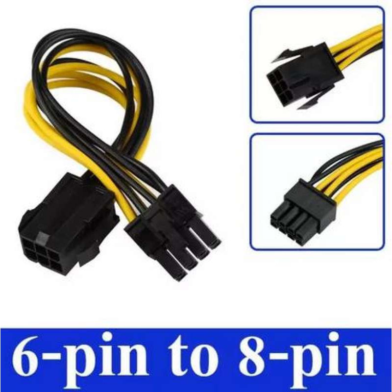 สายแปลง Power 6pin ไปเป็น 8Pin | Shopee Thailand