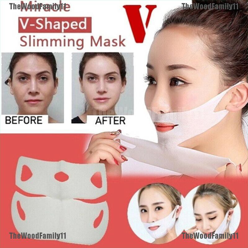 TWF Miracle V-Shaped Slimming Mask Face Care Slimming Mask ...