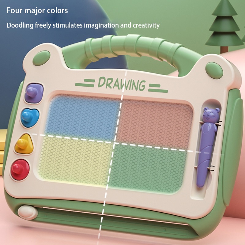 Montessori Educational Toy Magnetic Drawing Tablet Creative Painting ...