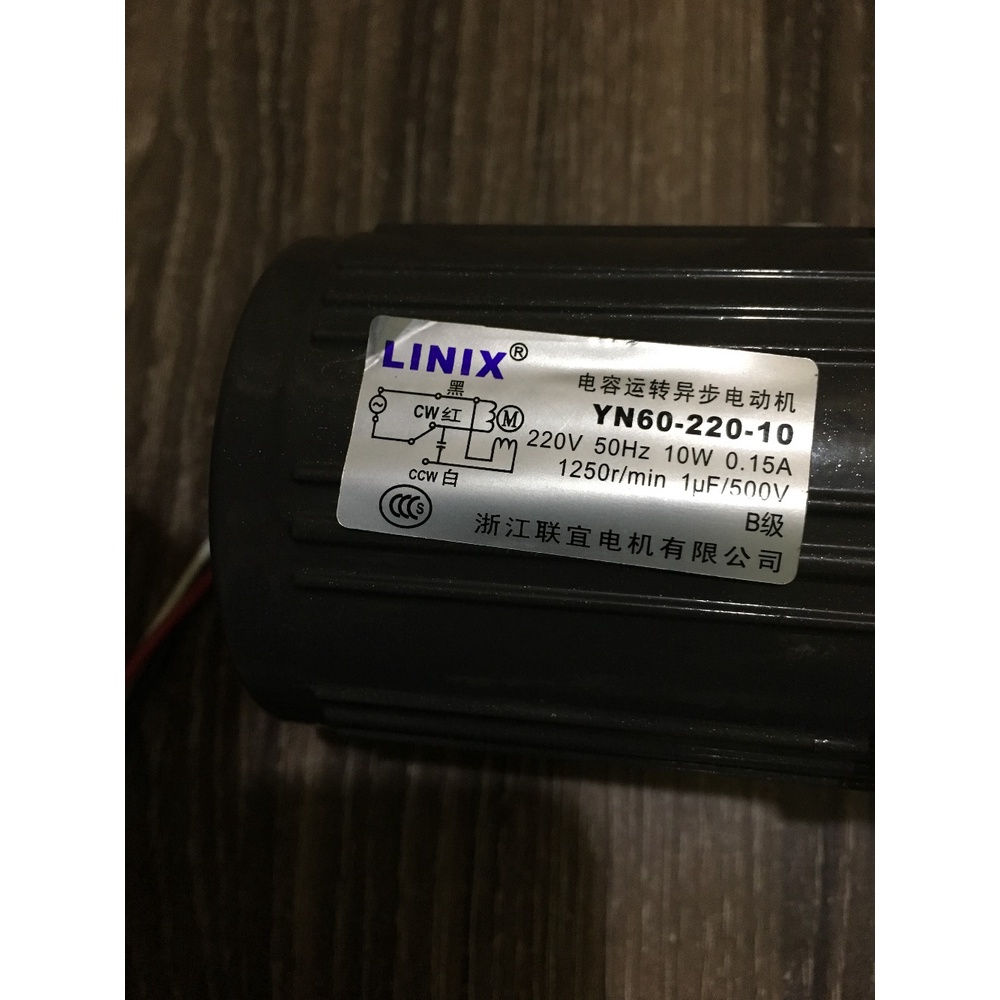 มอเตอร์เกียร์ yn60-10 yn60-4 3 สาย yn60 220 10 6 4 DC LINIX yn60-220-6 yn60-6 - oedcl1.th - ThaiPick