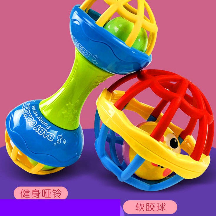 ♨ Newborn Baby Hand Rattle Toy 0 to 1 Year Old Early Education ...