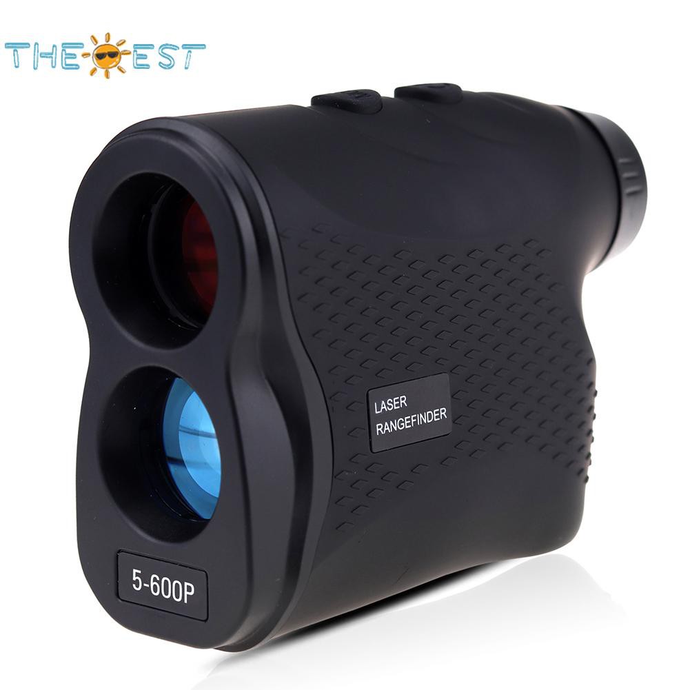 6X Telescope 600m Laser Optics Distance Meter LCD Digital Handheld ...
