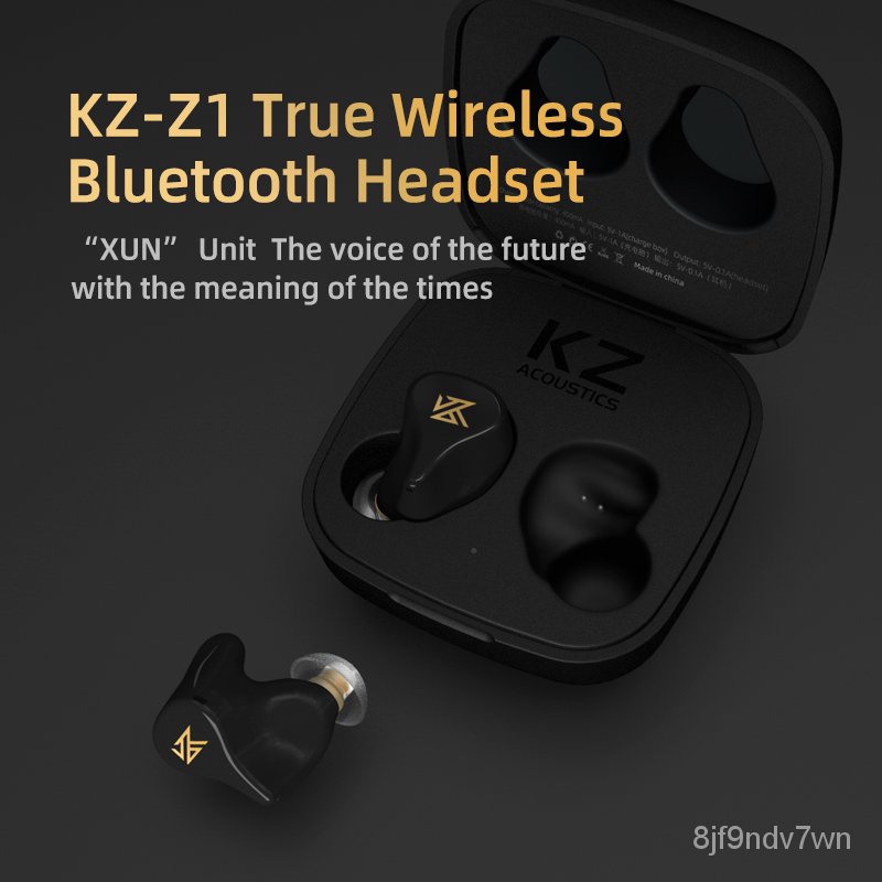 KZ Z1 TWS True Wireless Bluetooth v5.0 Earphones Dual magnetic Dynamic ...