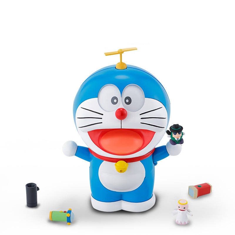 Kawaii Doraemon Model Kit Sirits Face Eyes Figure Toys Animal Action ...