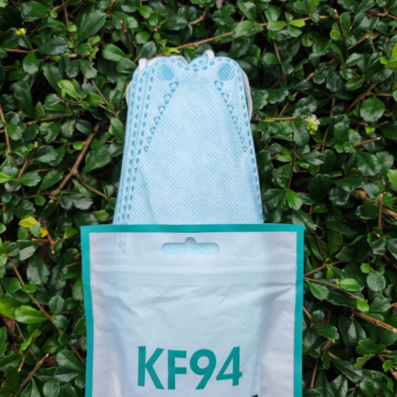 พร้อมส่ง (สีฟ้า) แมส KF 94 1ห่อ จำนวน 10 ชิ้น - au.shop088 - ThaiPick