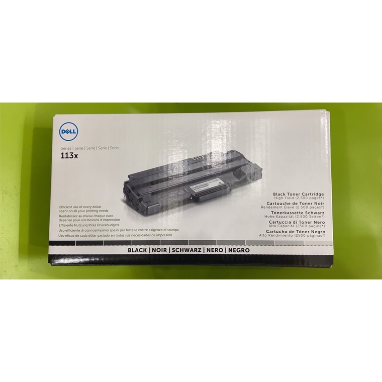 Dell 113X High Yield Toner Cartridge for use in: Dell 1130/1130n/1133 ...