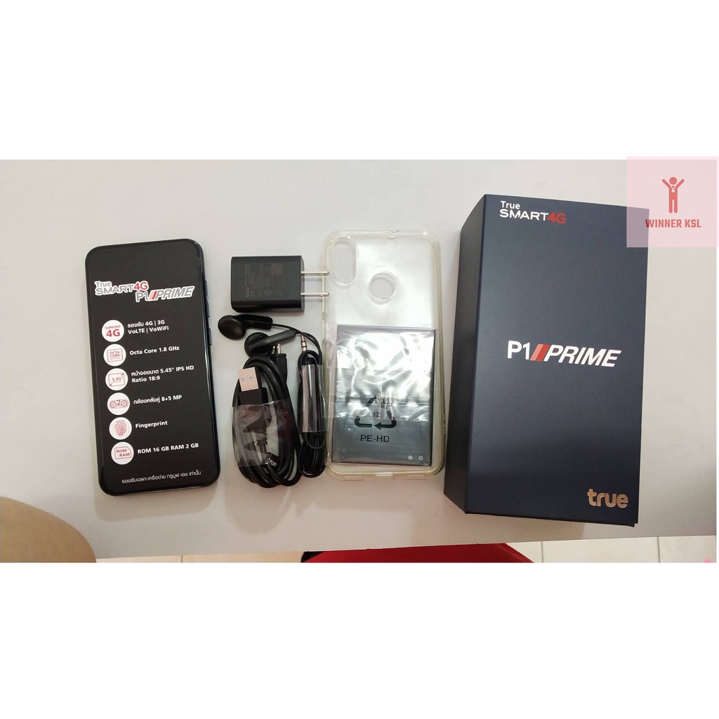โทรศัพท์ TRUE SMART 4G P1 Prime RAM 2 GB ROM 16 GB / สี Dark Blue ...