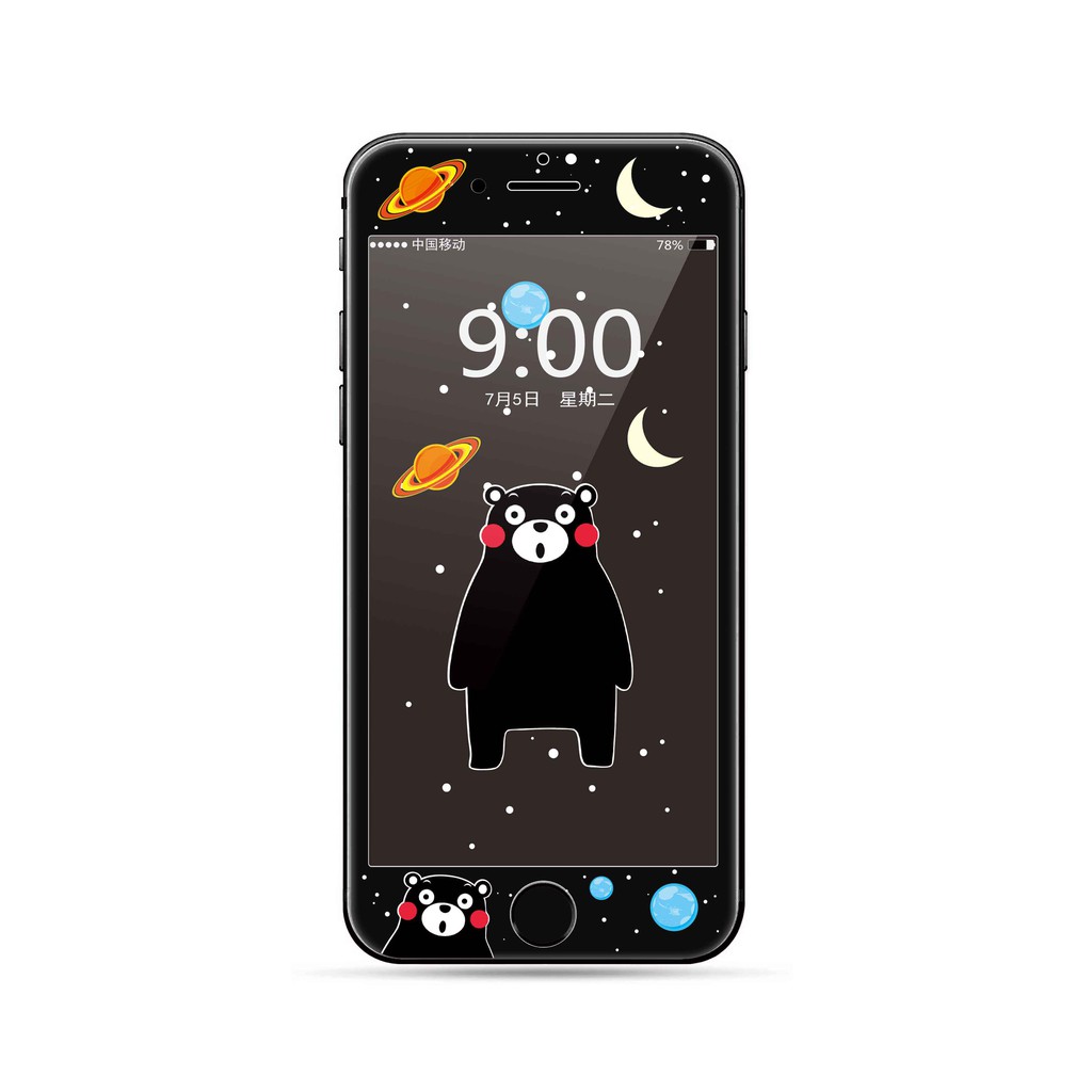 กระจกนิรภัยป้องกันหน้าจอ 126 สําหรับ Iphone I7 I8 I6 6s Plus ...