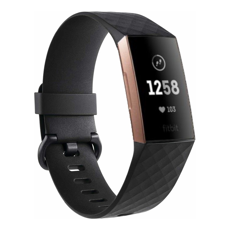 Fitbit Charge 3 Heart Rate Fitness Smartwatch นาฬิกาสปอร์ตคู่รักชายและ ...