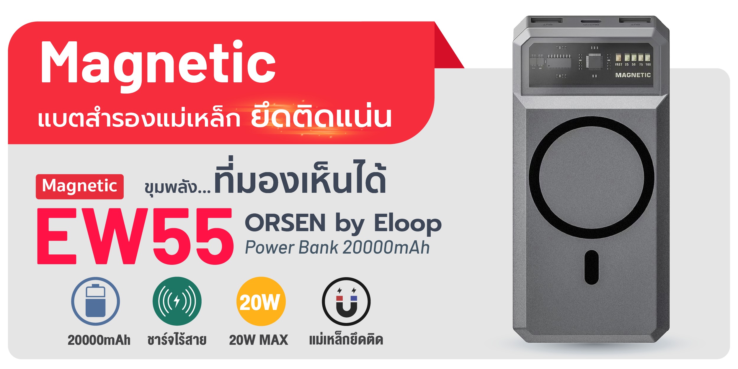 สั่งซื้อสินค้าออนไลน์จาก Eloop Official Store(Thailand) | Shopee Thailand