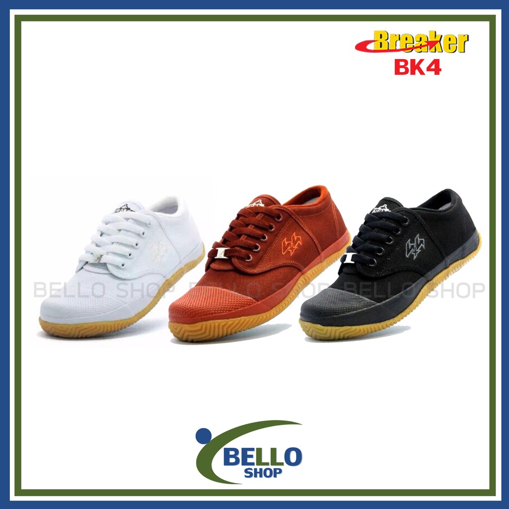 Breaker Futsal BK4 รองเท้าผ้าใบนักเรียน รองเท้าผ้าใบ เบรกเกอร์ รองเท้า ...