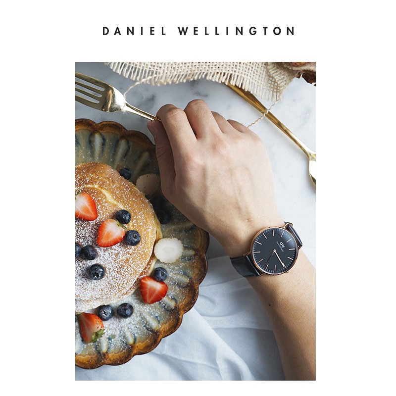 Daniel Wellington Men's Watch Imports Black Fashion Simple DW Watches ...