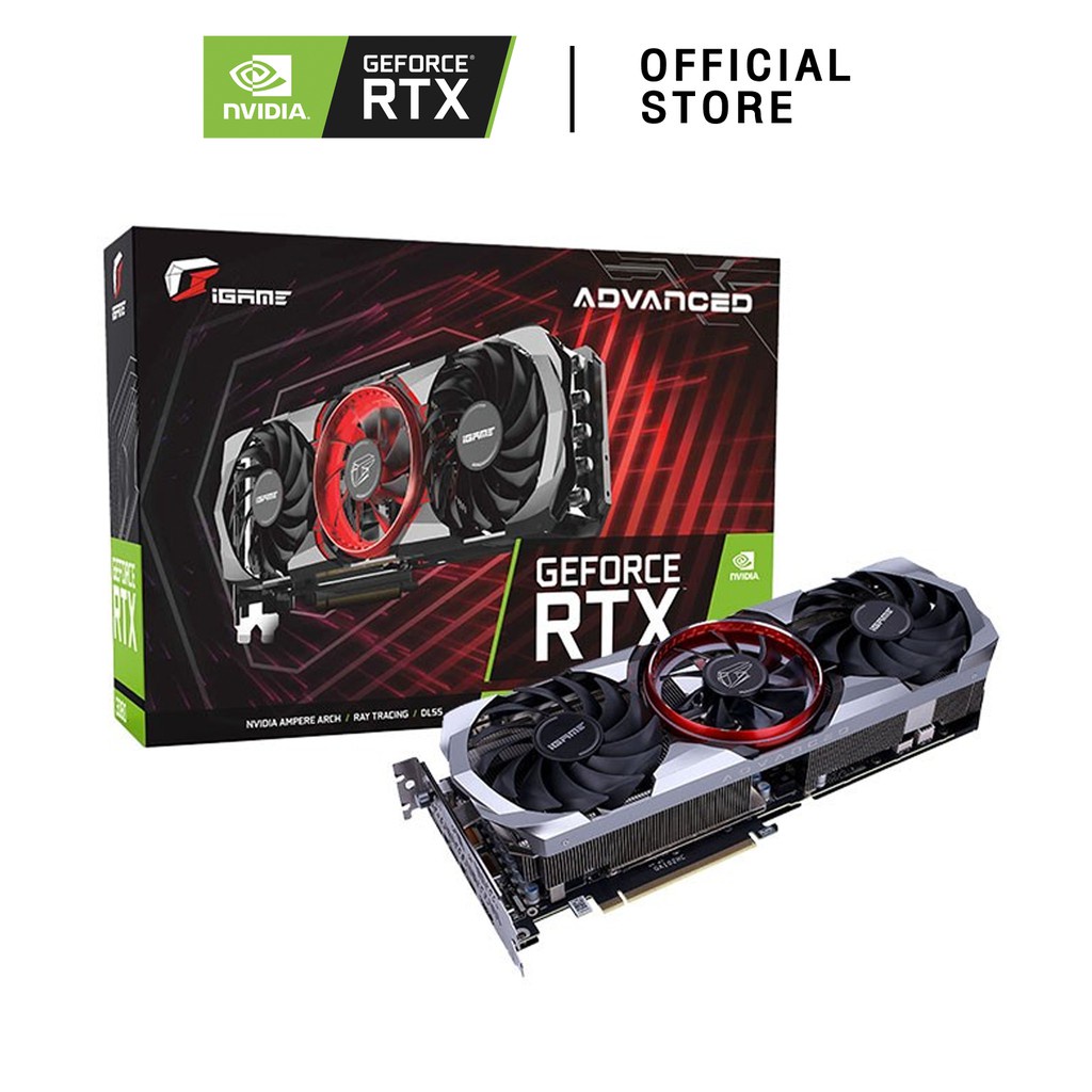 Colorful iGame การ์ดจอ Nvidia GeForce RTX 3080 Advanced OC 10G LHR-V ...