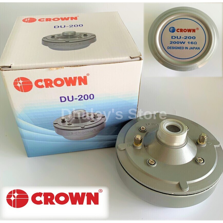 Original Crown DU-200 200watts 16 ohms PA Driver Unit DU200 DU 200 ...