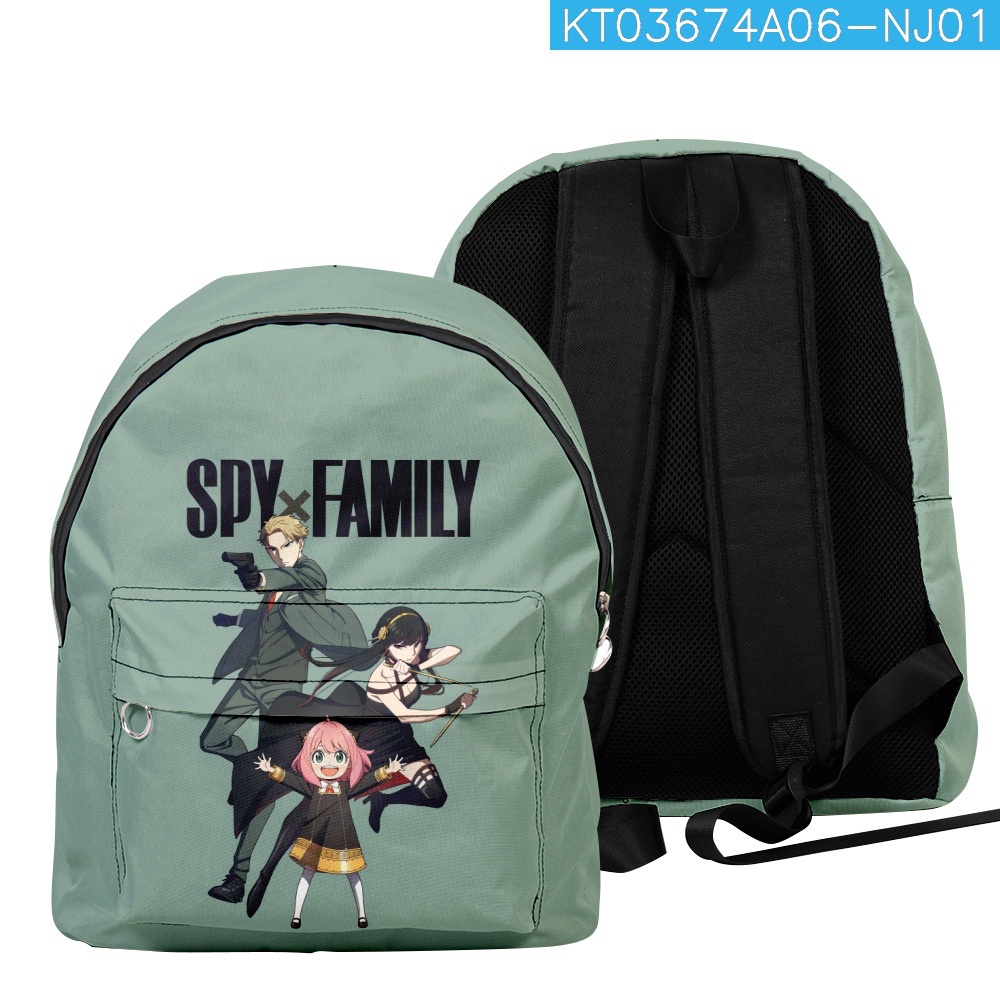 2022 Anime Spy X Family Backpack Children Boys Girls Oxford Waterproof ...