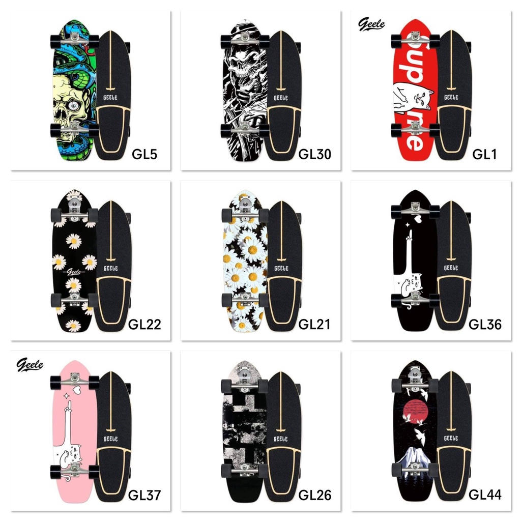 พร้อมส่งในไทย!! Geele Surfskateboard TRUCK ทรัค S7 ขนาด 30" เซิร์ฟสเก็ต ...
