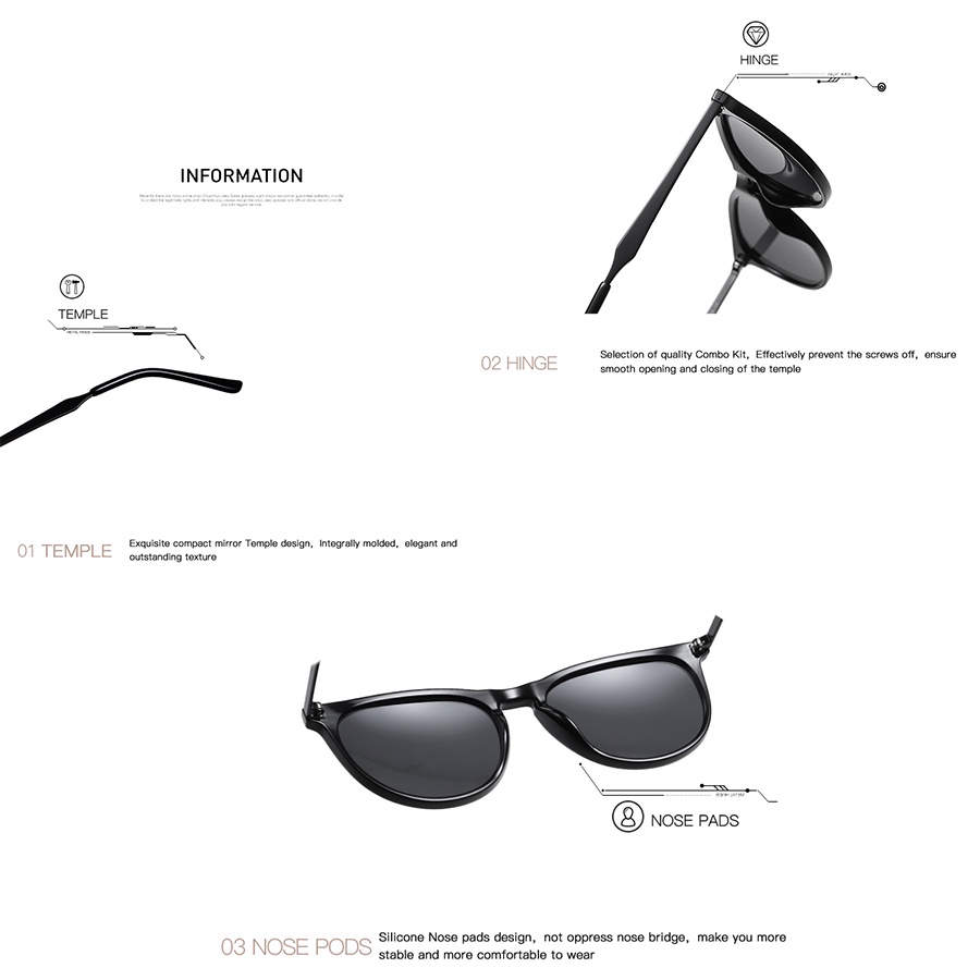 Ready StockAEVOGUE New Women Polarized Korean Fashion Sunglasses Men ...