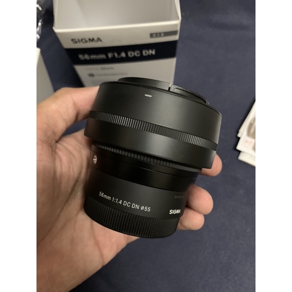 มือสอง เลนส์ Sigma 56 F1.4 DC DN for sony e-mount | Shopee Thailand