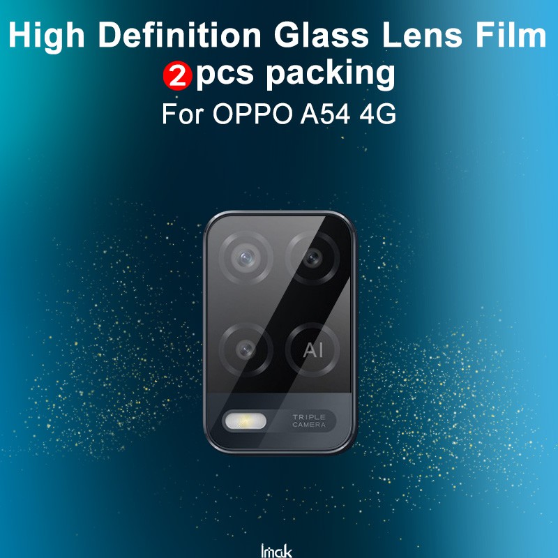 Imak Glass Back Camera Lens Film เลนส์ป้องกันหน้าจอ OPPO A54 4G ฟิล์ม ...