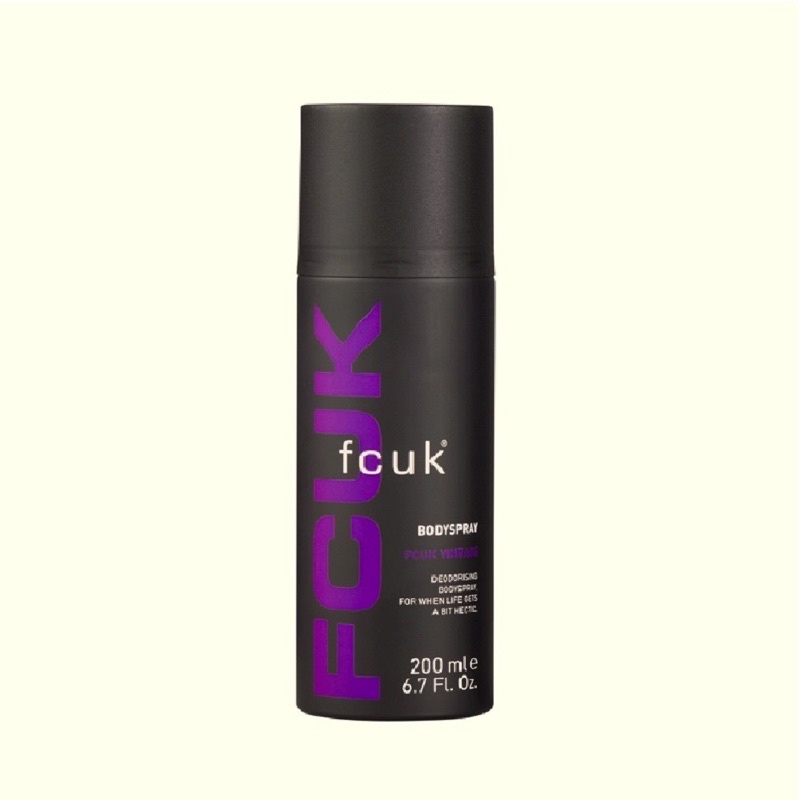 FCUK Bodyspray เอฟซียูเค บอดี้ สเปรย์ - เอฟซียูเค วินเทจ 200 มล. ...