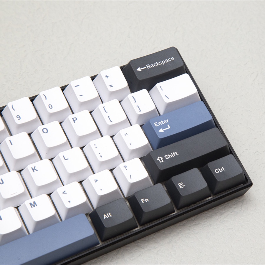 Arctic Keycap OEM Profile 135 Keys PBT Double Shot Mechanical Keyboard ...