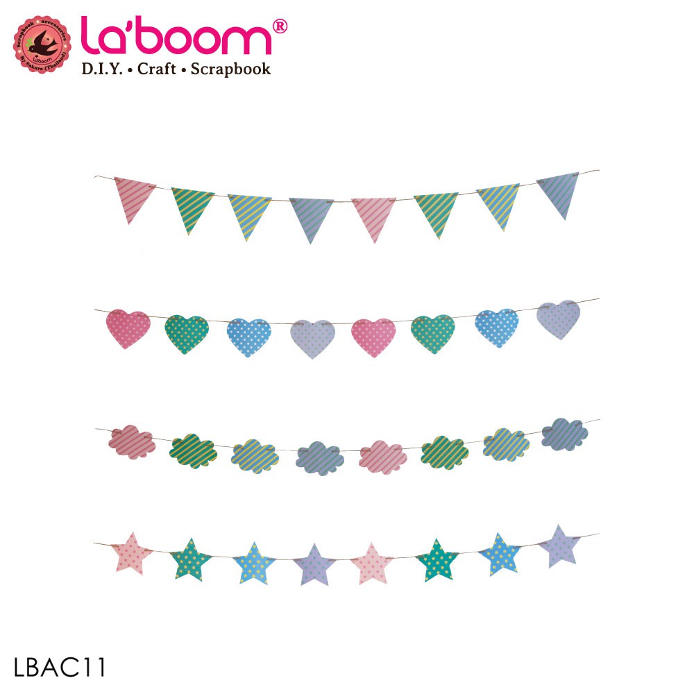 Laboom (ลาบูม) สติ๊กเกอร์ ระบายสีพร้อมตกแต่ง รหัส LST40 - sakuraproductsth - ThaiPick