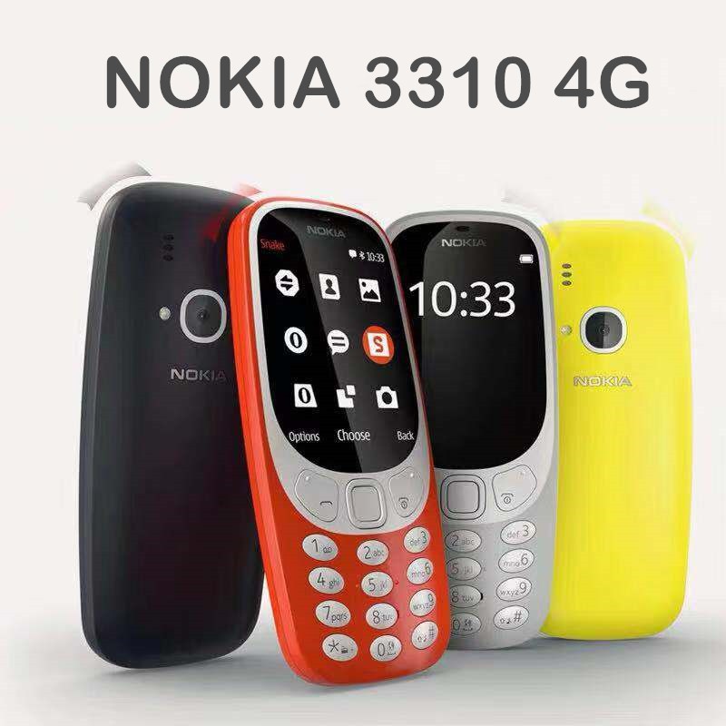 Nokie 3310 4G โทรศัพท์ปุ่มกด 2ซิม ไลน์ เฟส ได้ รุ่นใหม่ 2018(หน้าจอ2.4) - mth18x57zp - ThaiPick