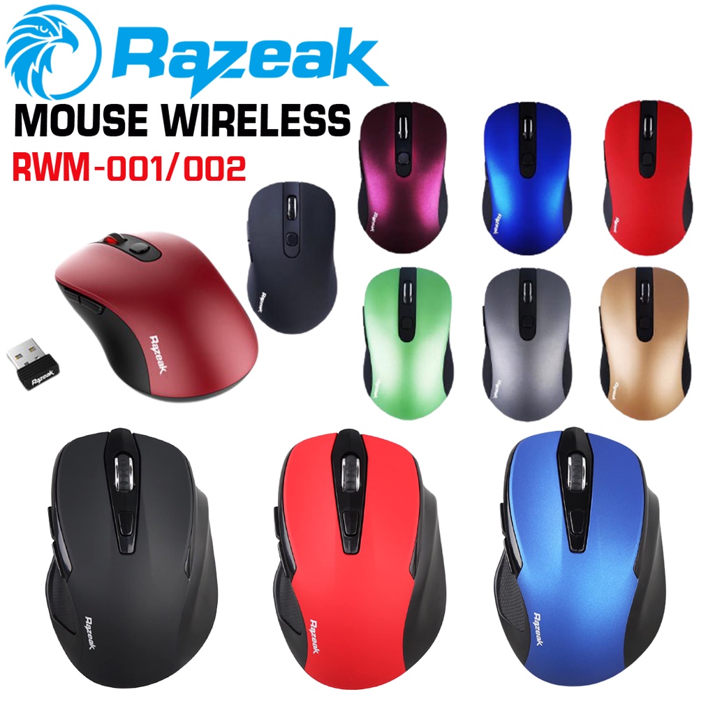 Mouse Wireless Razeak รุ่น RWM-001 / RWM-002 | Shopee Thailand