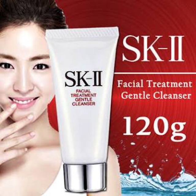 (พร้อมส่ง 2 สูตร) ของแท้ SK-II FACIAL GENTLE TREATMENT CLEANSER 120G ...
