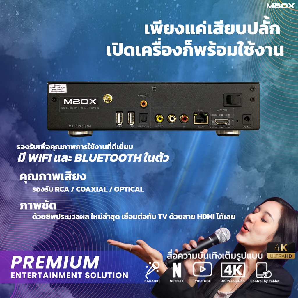 MBOX Musicpro- ECHO X เครื่องคาราโอเกะที่ยอดเยี่ยมที่สุด ตอบโจทย์ทุกการใช้งานเรื่องความบันเทิง ...