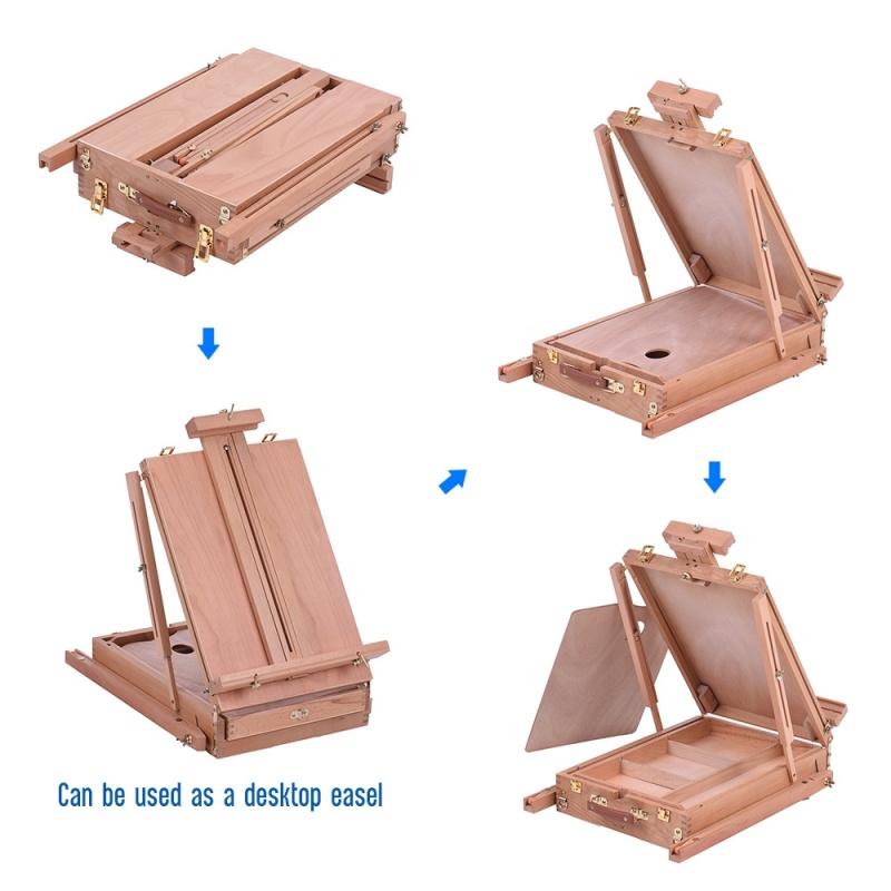 Professional Folding Art Artist Wood Wooden Easel Paint Sketch Drawing ...