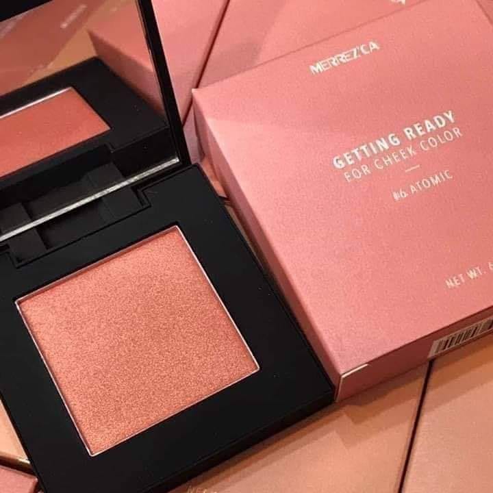 (ของแท้/พร้อมส่ง) MERREZCA GETTING READY FOR CHEEK COLOR บลัชออน เมอร ...