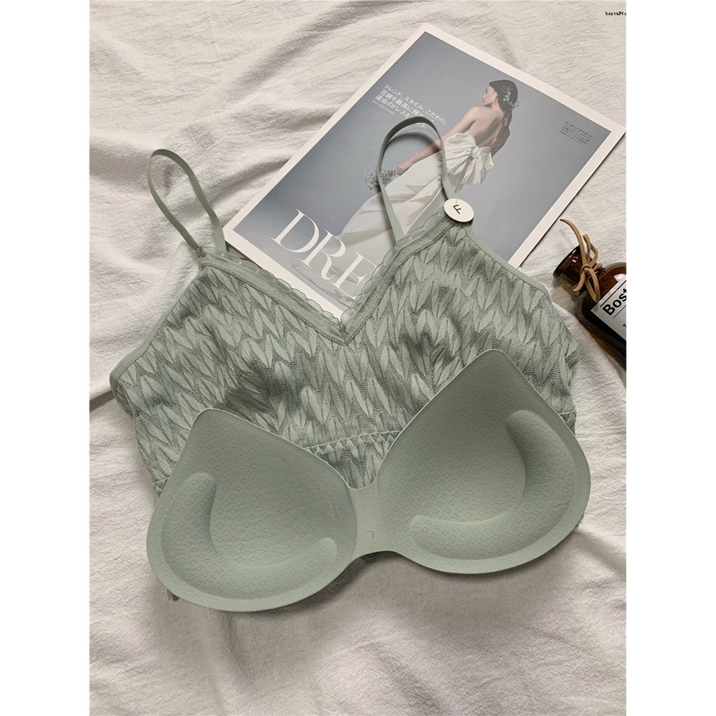 Baimy Back Vest Bra หนึ่งสายบาง ชิ้นส่วนของชุดชั้นในหลอด ฤดูร้อนของ ...