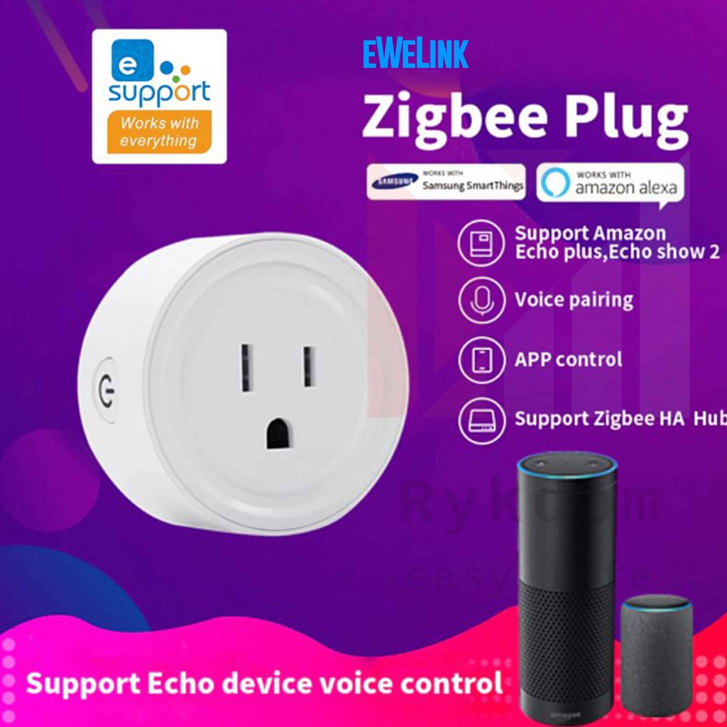 eWelink Zigbee Smart Plug ปลั๊ก ไฟ zigbee สมาร์ทปลั๊ก ปลั๊กอัจฉริยะ ...