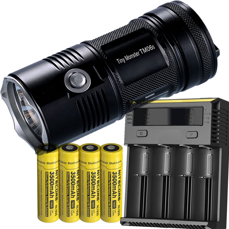 ไฟฉาย Nitecore Tm 06 S แบตเตอรี่ + ที่ชาร์จ I4 4000 Lms - manbuy.th ...