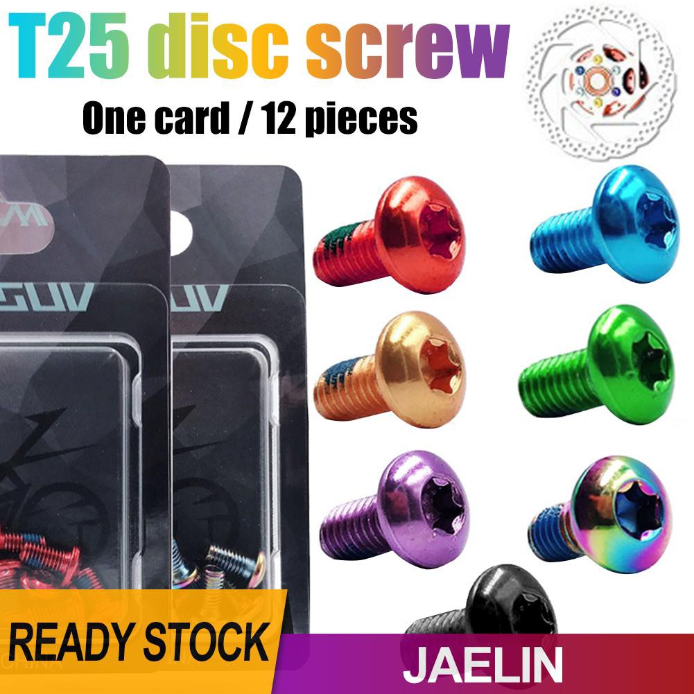 ดิสก์เบรกโรเตอร์ Torx Bolts T25 M 5X10 มม . 12 ชิ้น - jaelin.th - ThaiPick