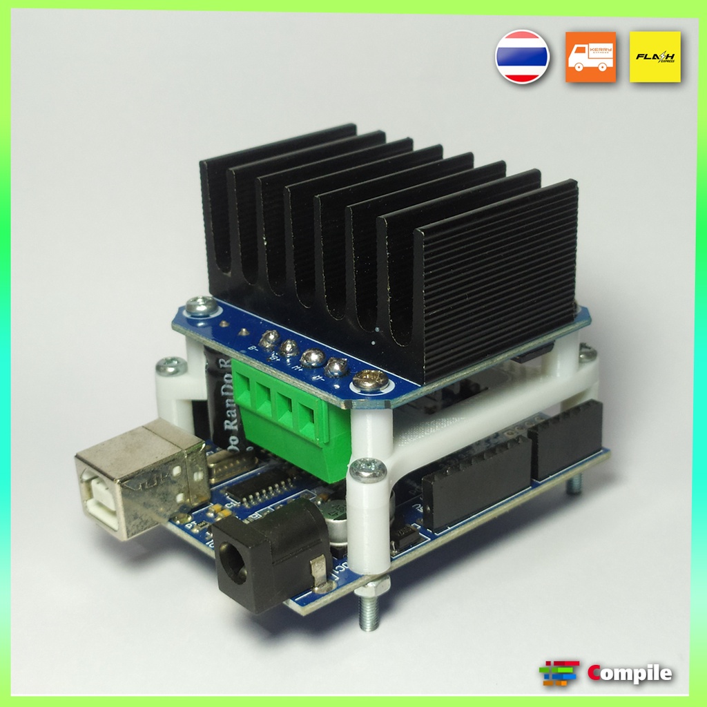 BTS7960 Arduino ขารองไดร์มอเตอร์เข้ากับบอร์ดอาดุยโน่ Bts7960 Support ...