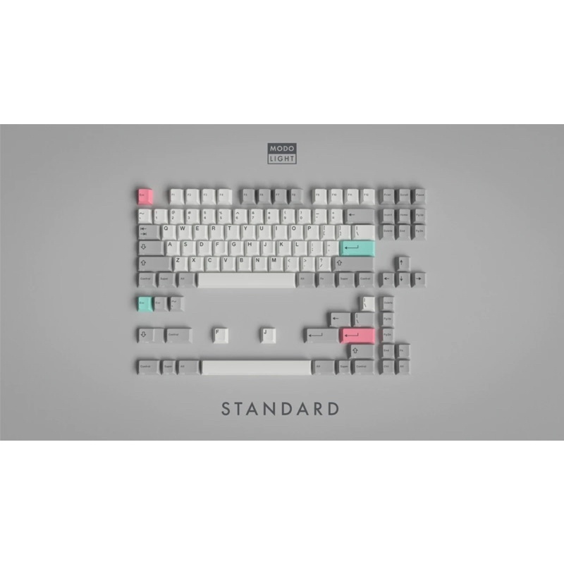 GMK MODERN DOLCH LIGHT KEYCAP STANDARD SET (MODO LIGHT) | Shopee Thailand