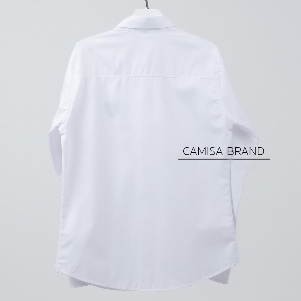 ใส่โค้ด WMENHA ซื้อ 2 ตัวลด 125 CAMISA BRAND สีขาว-ใจดำ(C52) ผ้าCotton เสื้อทำงาน เสื้อใส่เที่ยว ...
