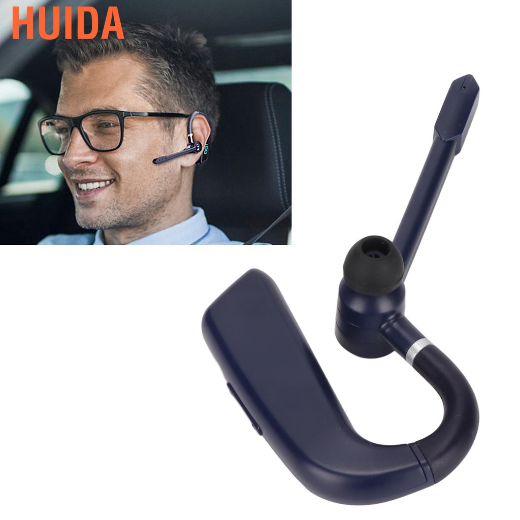 Huida BT Earpiece Rotation Wireless Handsfree Headset Mic For Business ...