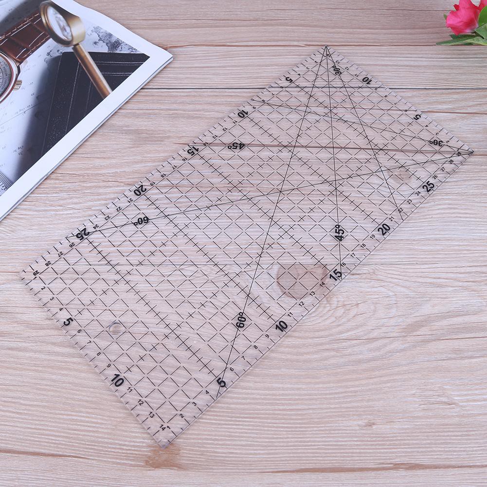 ACT 30 X 15cm Big Size DIY Thick Triangle Cloth Patchwork Sewing Tool ...
