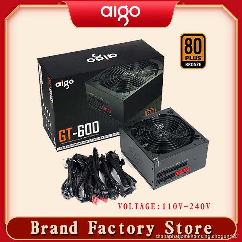 Aigo Pc Computer Power Supply 80plus 600w Power Supply 12v Bronze 100-240v Full Module Atx Gamer ...