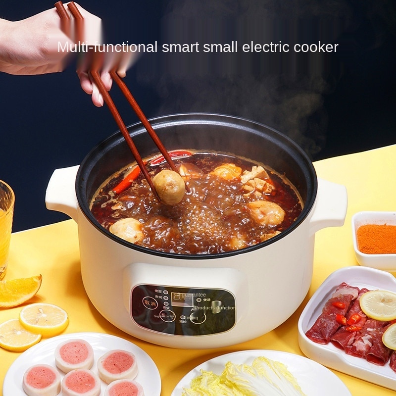 dormitory multi-functional stir-fry vegetables one non-stick with plug ...