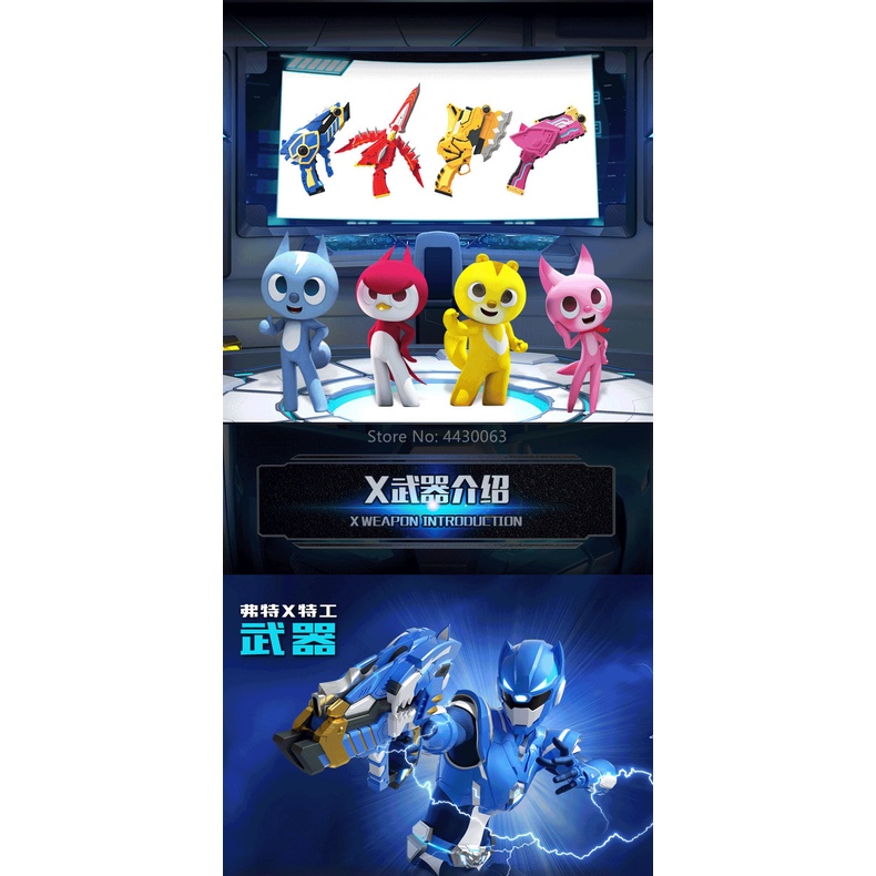 In StockTwo Mode Mini Force Transformation Sword Toys with Sound and ...