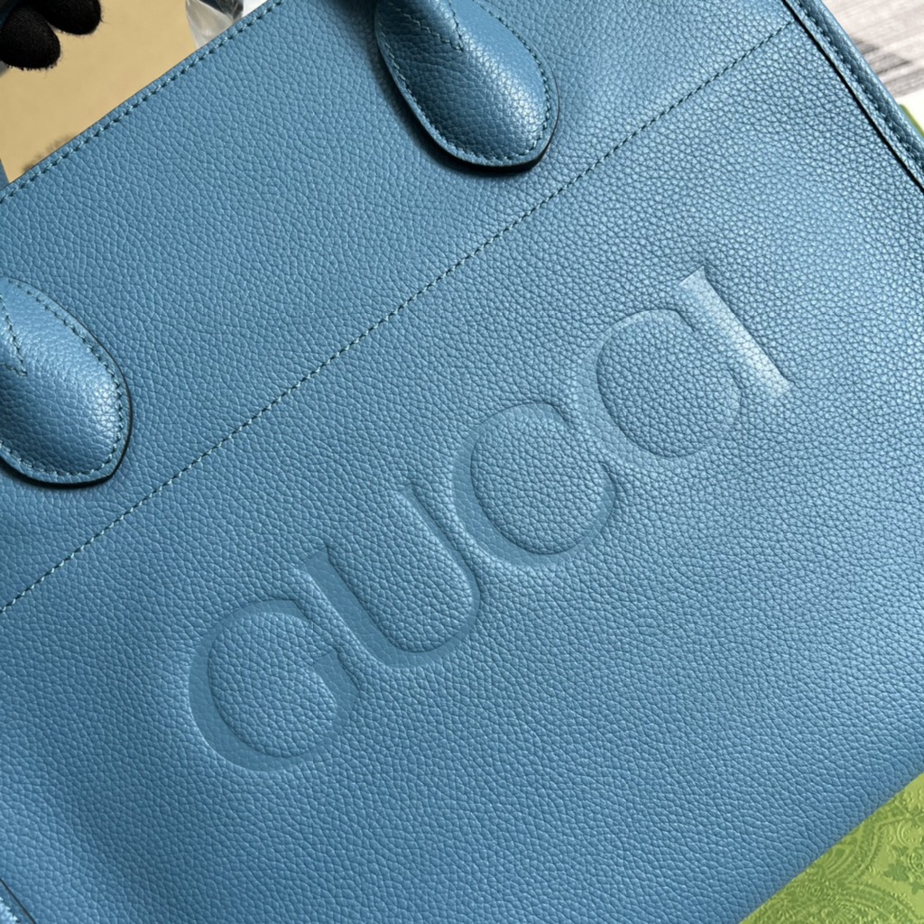 GUCCI Gucci Womens Bag Gucci Logo Tote Small Tote Solid Leather ...